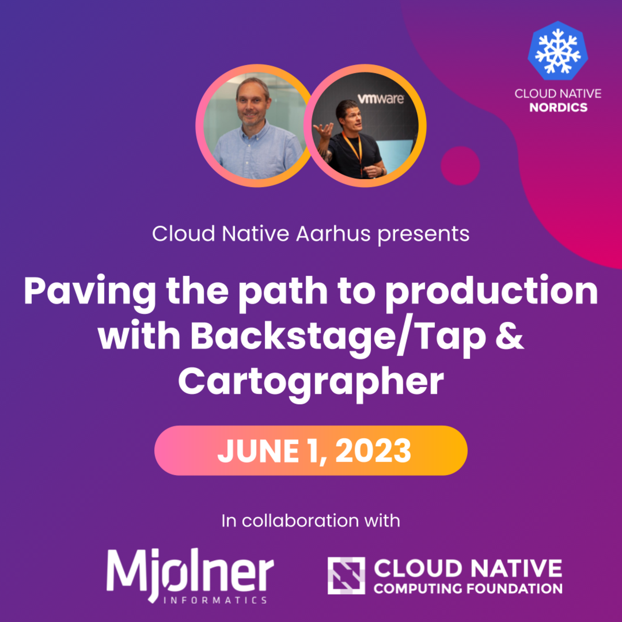 See Paving the path to production with Backstage/TAP & Cartographer at CNCF Cloud Native Aarhus